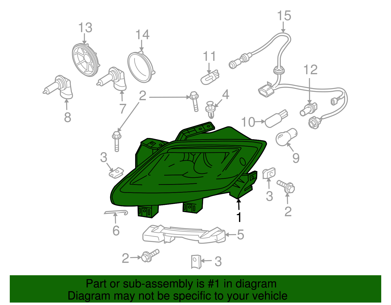 TE69-51-0L0C - Headlamp Assembly - Driver's Side (LH) 2010-2012 Mazda ...