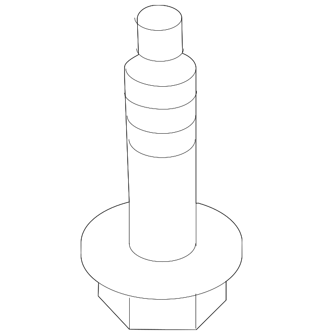 9YA0-21-435A - Mazda Suspension Cross-Member Mount Bolt 2011-2014 Mazda ...
