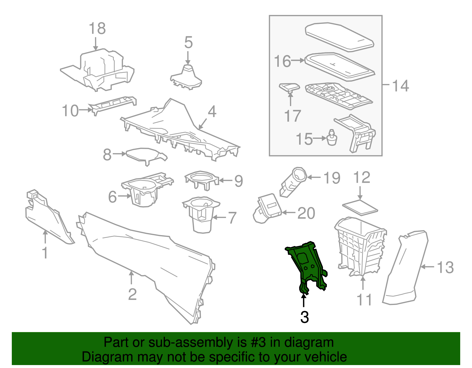 58995-F4010 - Mount Bracket 2018-2022 Toyota C-HR | Bam Wholesale Parts