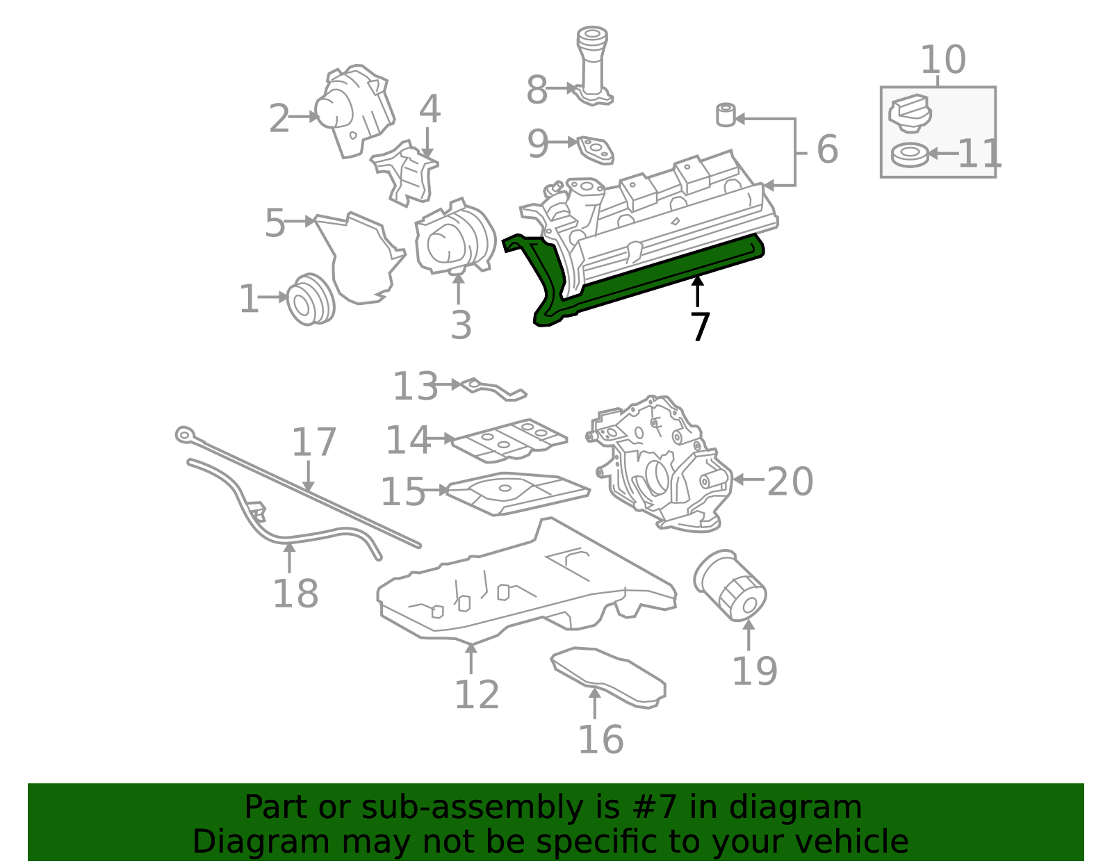 Genuine Official Toyota Engine Valve Cover Gasket part# 11213-0F010 for ...