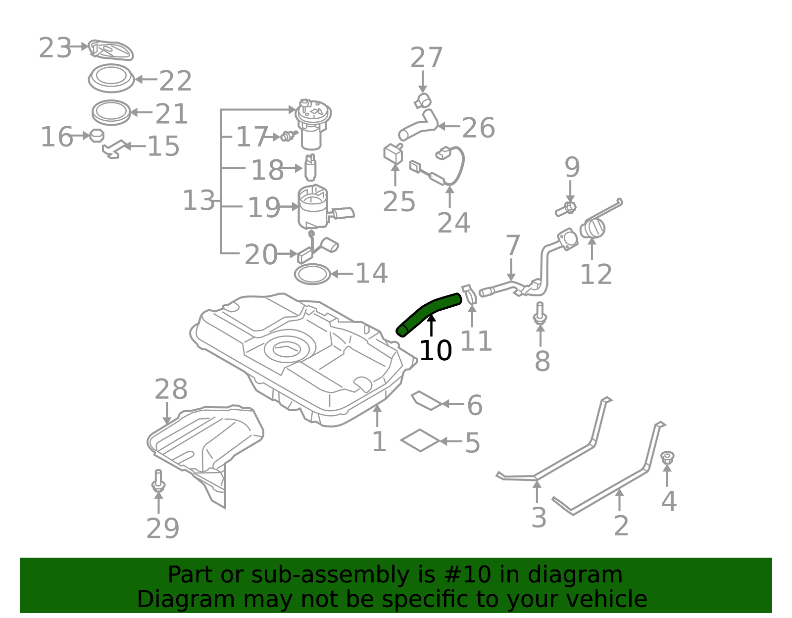 31036-2F510 - Connector Hose 2004-2009 Kia | Kia.Parts Store