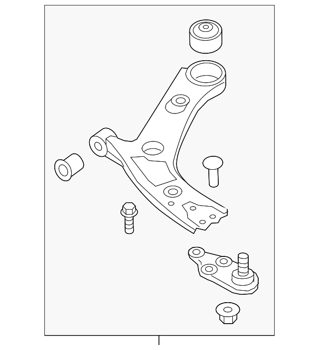 54501-C5150 - Lower Control Arm 2016-2020 Kia Sorento | Kia.Parts Store