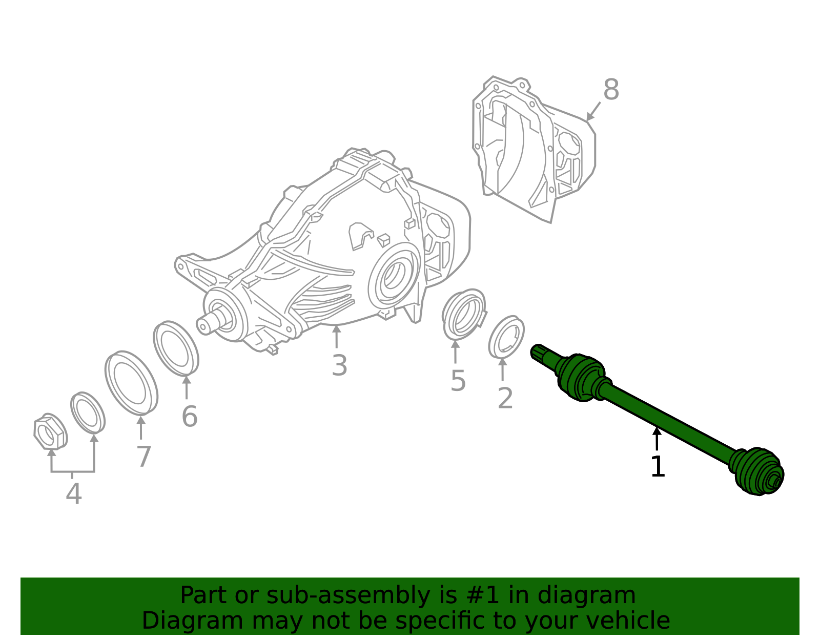 31-60-9-895-662 - 2020-2024 BMW - Axle Assembly | BMWPartsHub