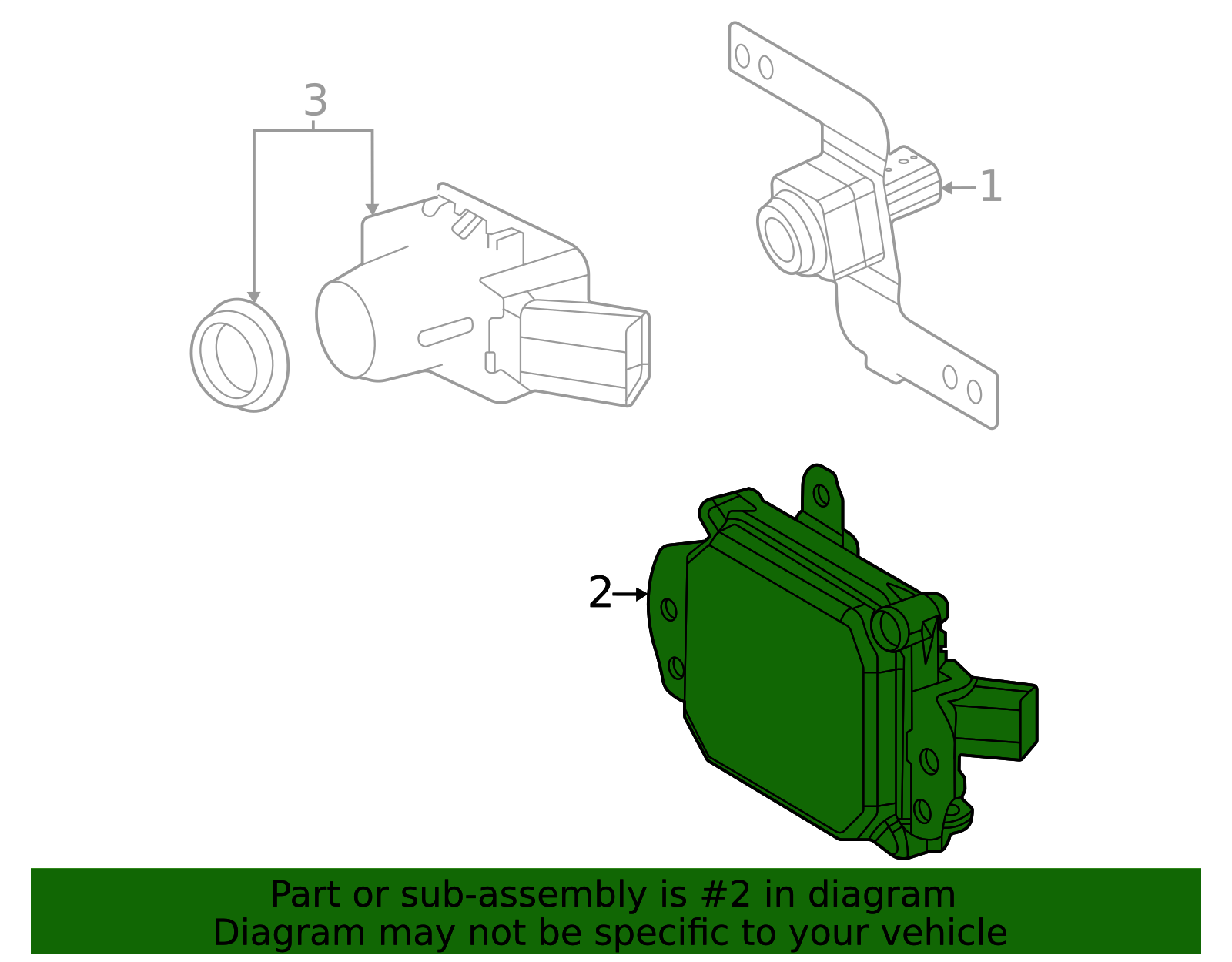 2021-2024 Toyota Sensor 88210-02021 | Toyota Parts Center