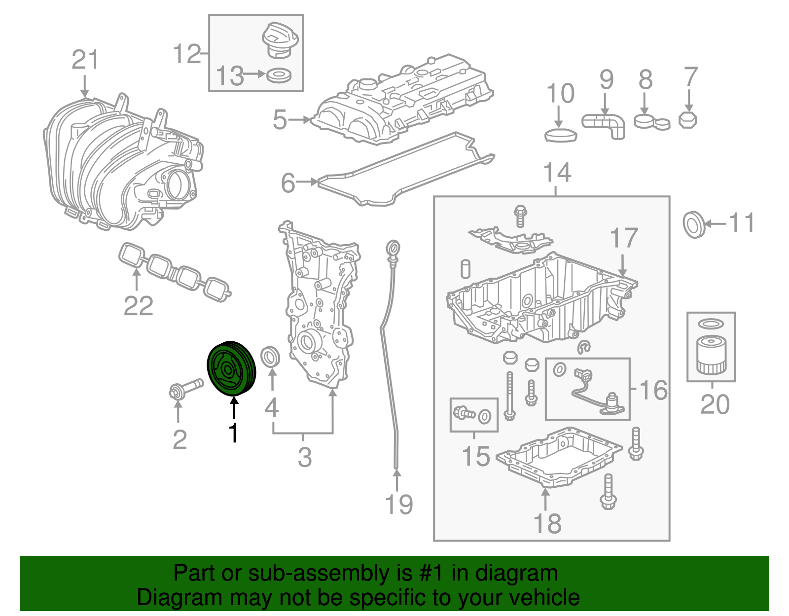 2013-2023 GM Crankshaft Balancer 25202078 | Capital Chevy Parts