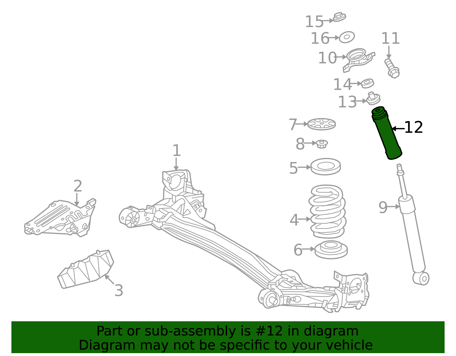 48341-0A050 - High-Quality Shock Absorber Bellows for 2022-2026 Toyota ...