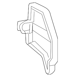 Genuine Toyota Radiator Support Air Deflector part# 53154-0R010 for ...