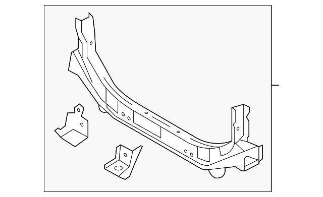 5256B401 - Lower Tie Bar 2011-2022 Mitsubishi Outlander Sport ...