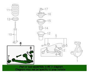 2007-2016 GM Lower Control Arm (Cast Iron) 20869202 GM | GMPartsDirect.com