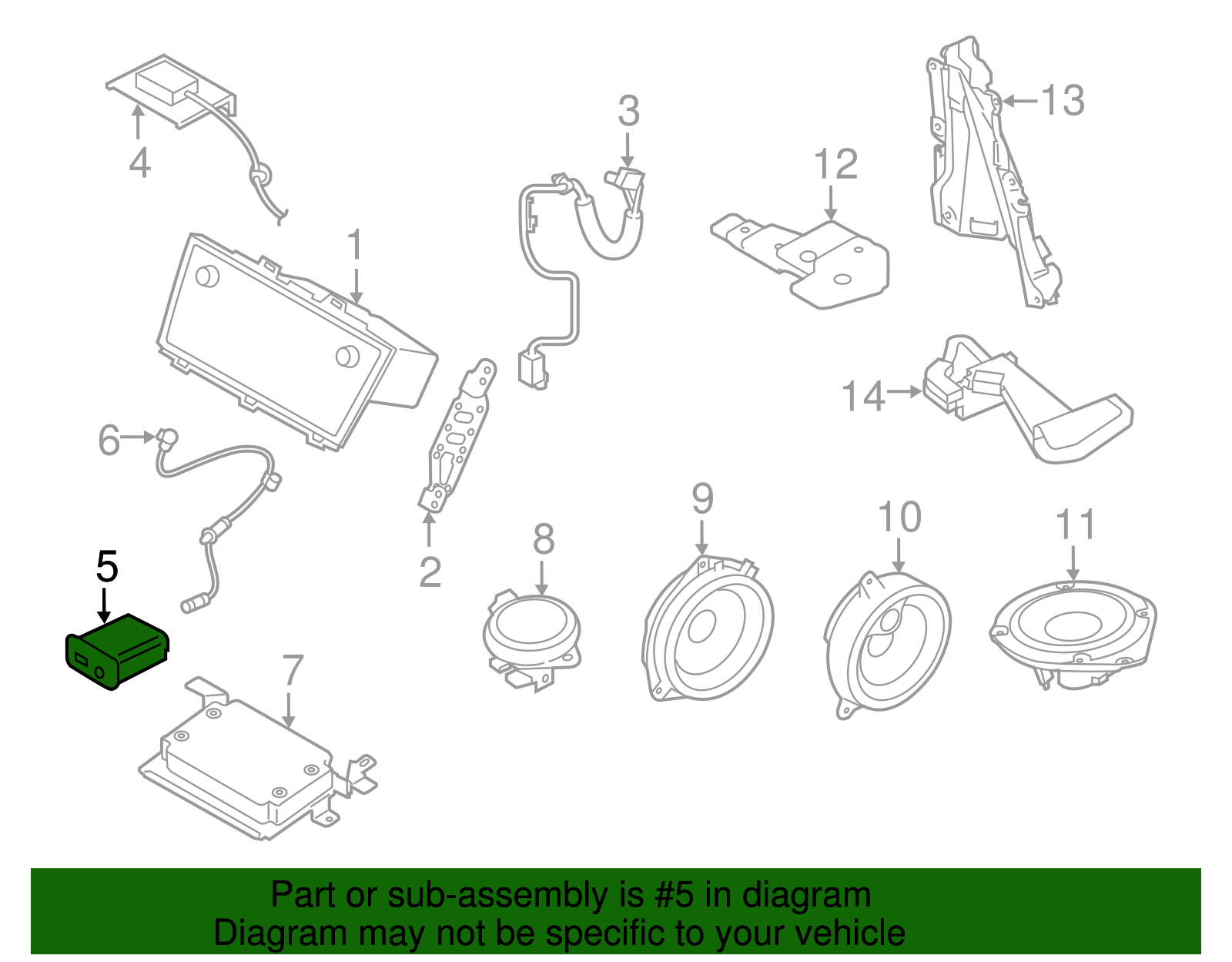 86257AL420VH - 2019 Subaru - Auxiliary Jack | Subaru Parts HQ