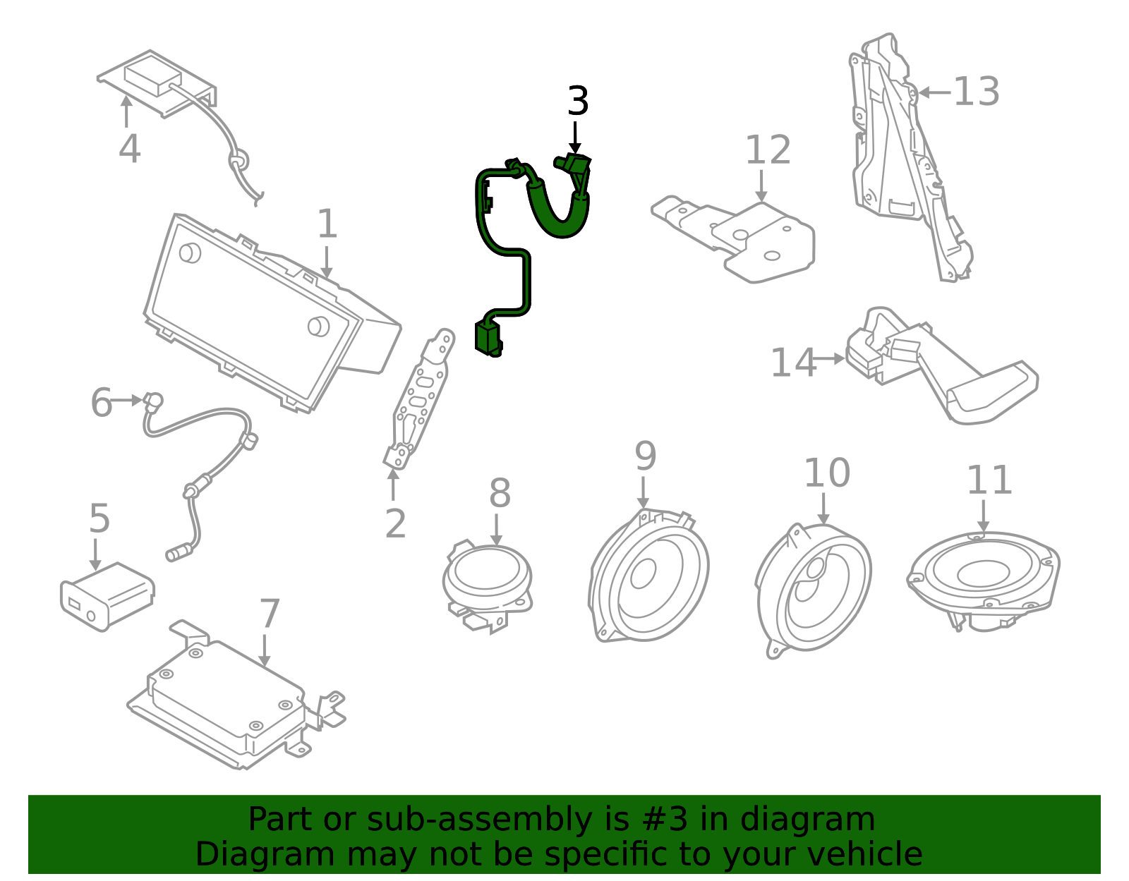 86325AL93B - Cable - 2019 Subaru | World OEM Parts Subaru