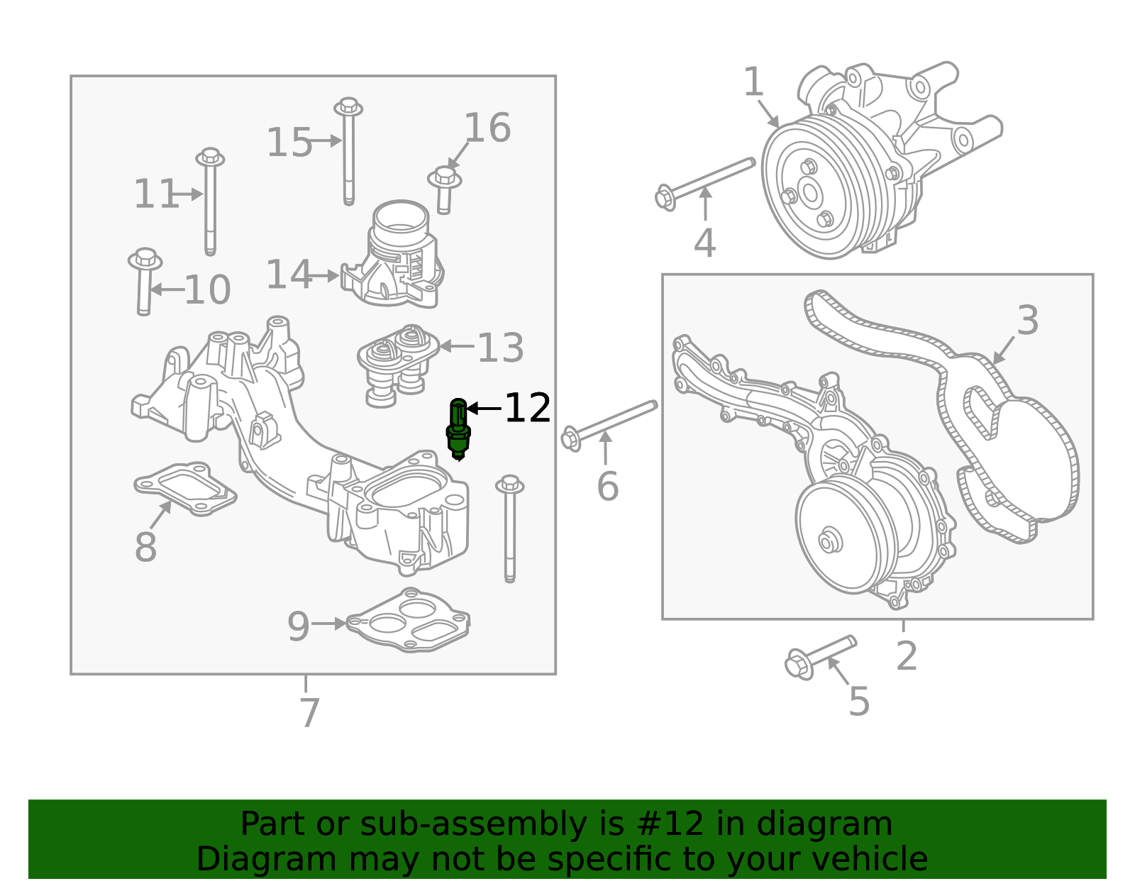 2019-2024 Ford Temp Sensor JX6Z-12A648-B | Ford OEM Parts Outlet