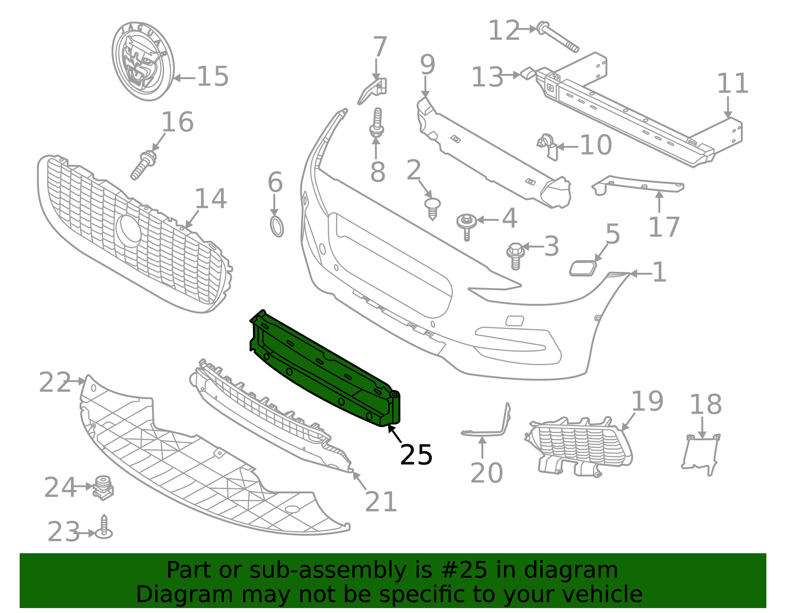 2020 Jaguar XE Cooling Duct T4N33914 | JaguarParts.com