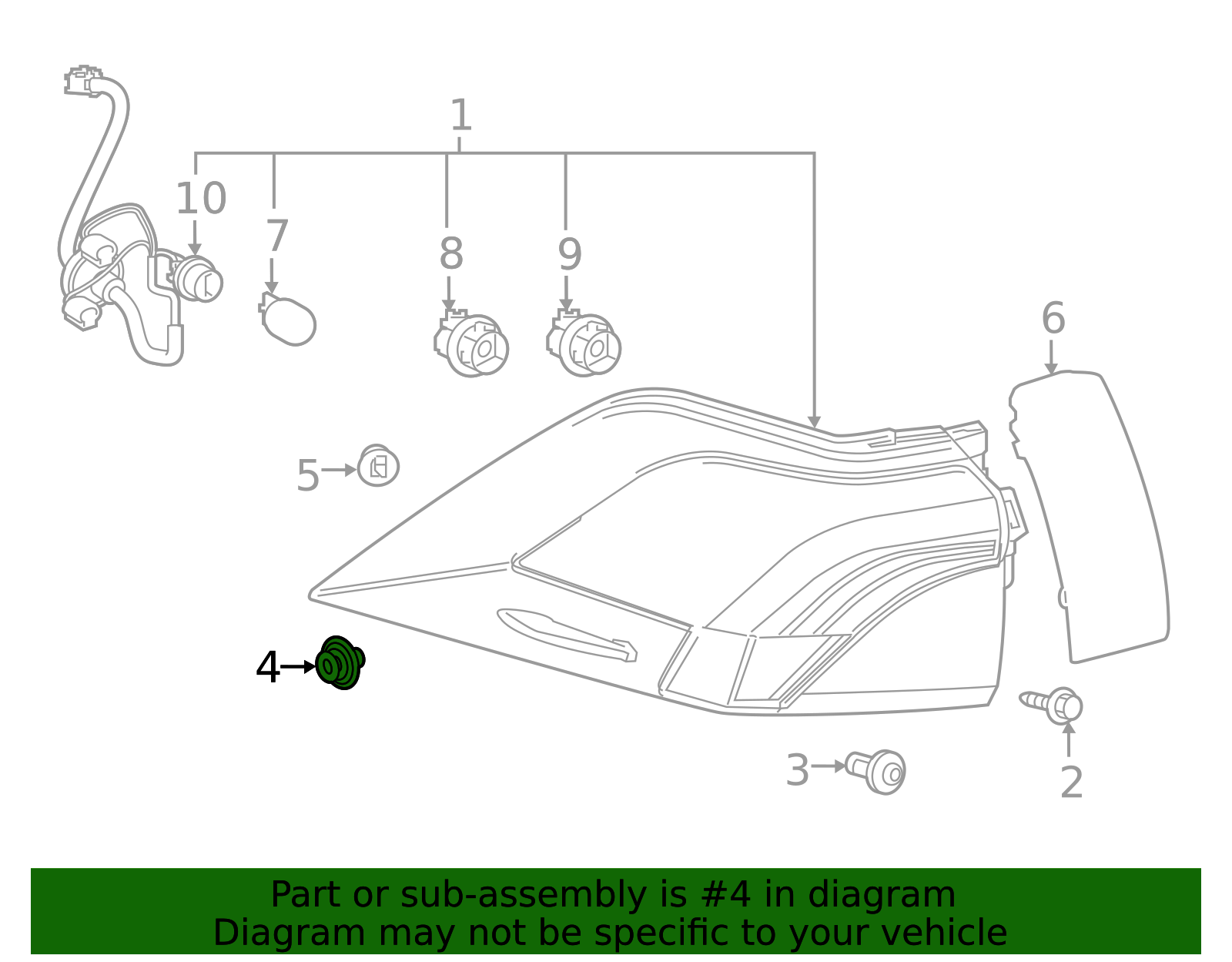 81496-60010 - Tail Lamp Assembly Guide 2007-2025 Toyota | Longo Toyota ...