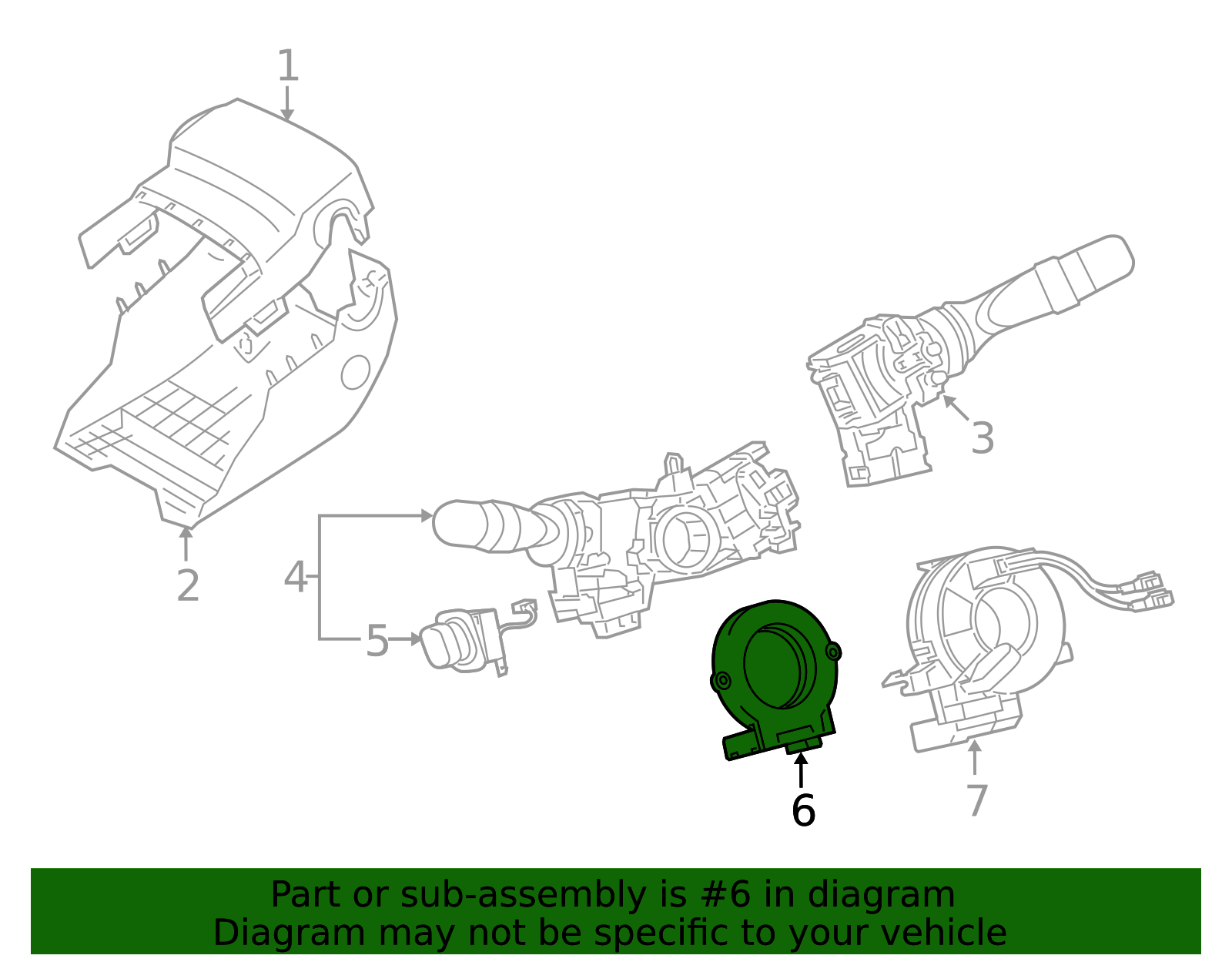 Genuine Official Toyota Angle Sensor part# 89245-30070 for 2013-2015 ...