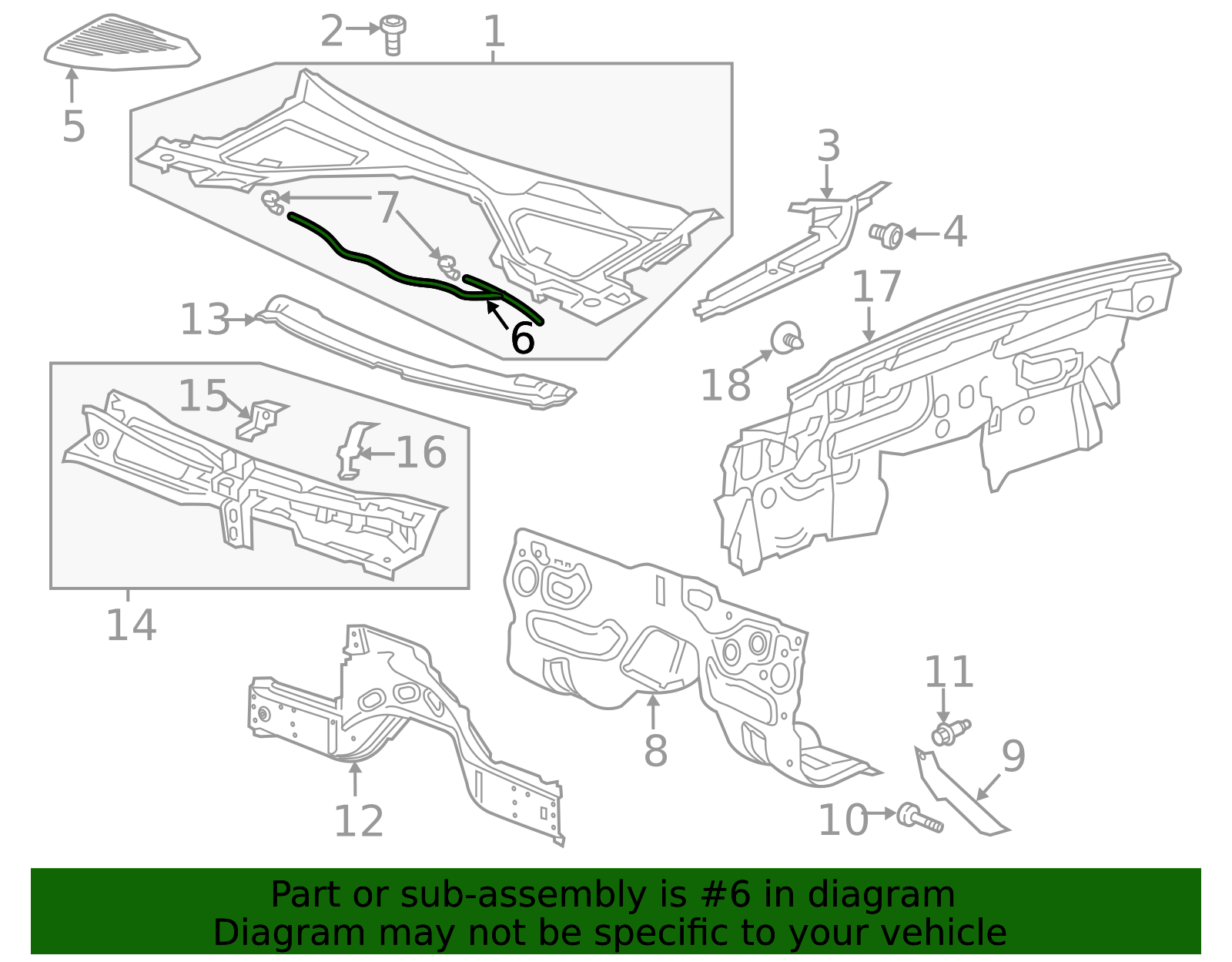 Windshield Washer Pump Hose 84143591 | Awesome Parts