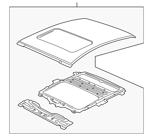 2008-2009 Pontiac G8 Roof Panel 92121665 | OEM Parts Online