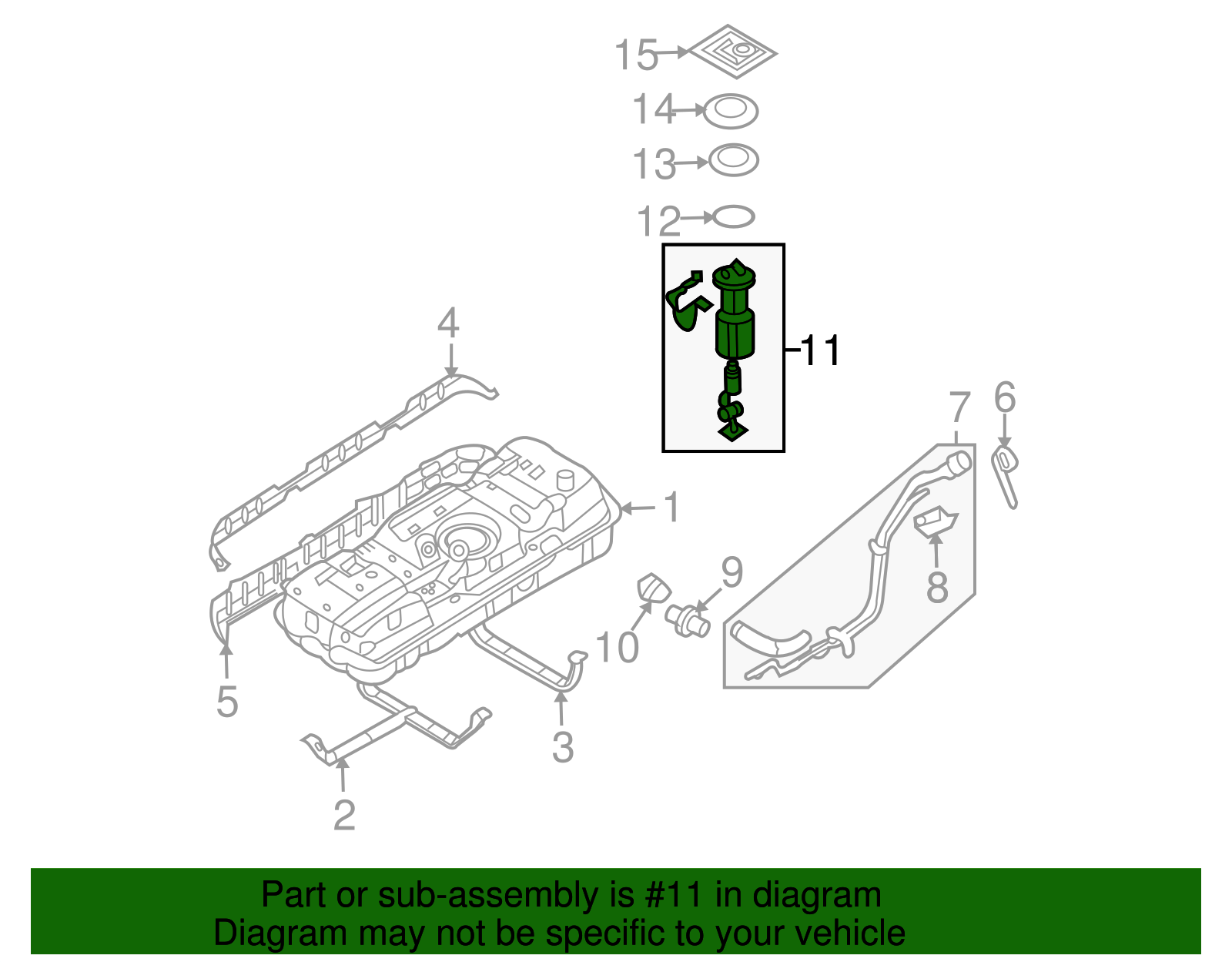 31110-4D700-DS - Fuel Pump 2011-2014 Kia Sedona | Kia.Parts Store