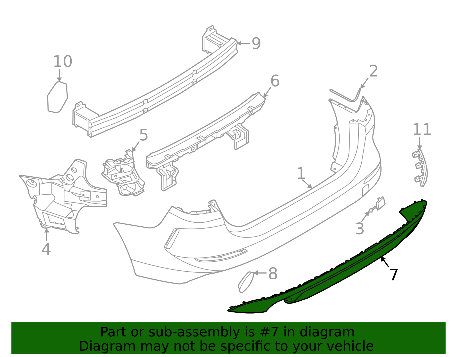 51127495154 - 2020-2024 BMW Lower Cover (51-12-7-495-154) | BMW of ...