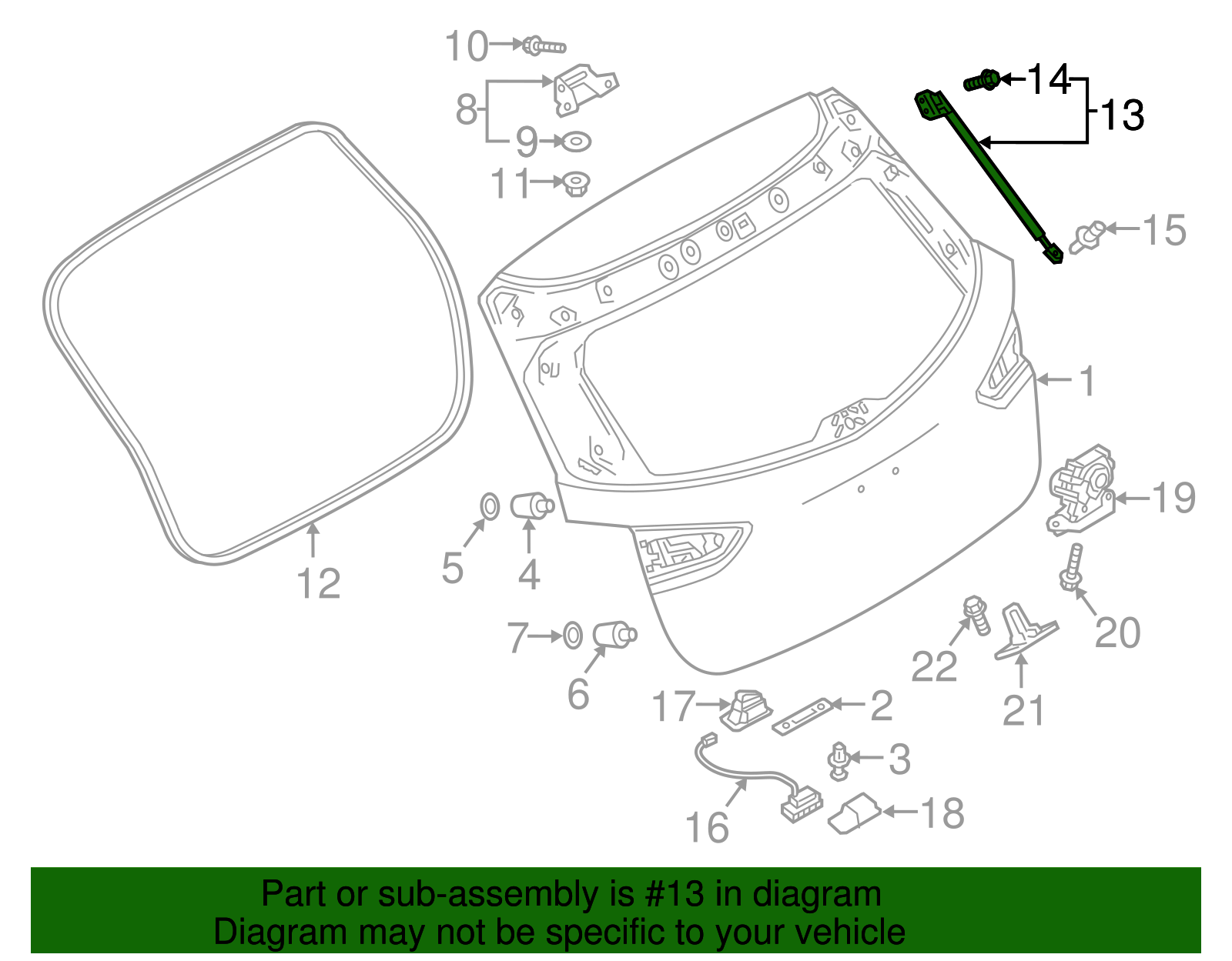 2021 Mazda CX-3 Stay Damper D59N-62-620A | OEM Parts Online