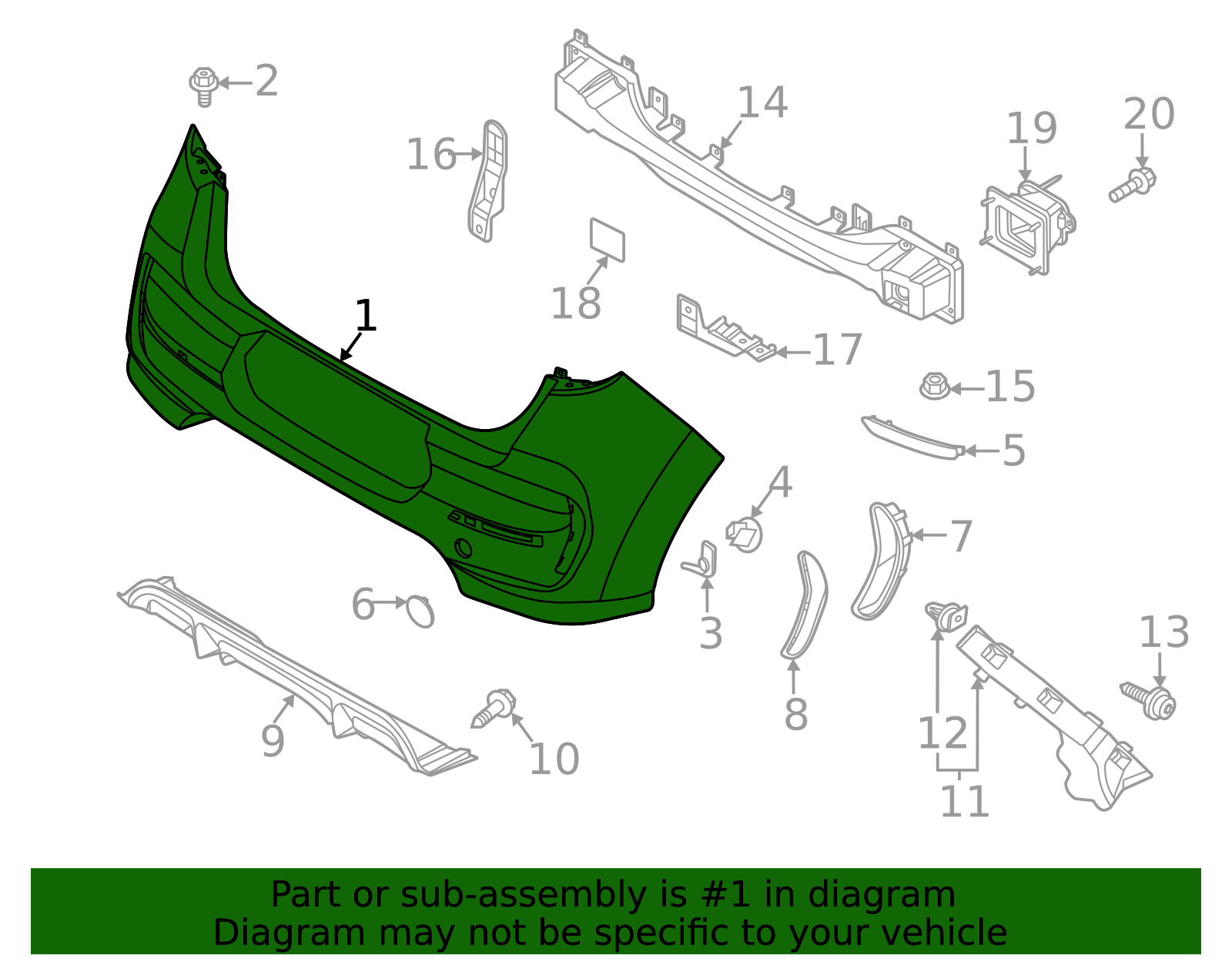 86610-K0630 - Bumper Cover 2020-2022 Kia Soul | Kia.Parts Store