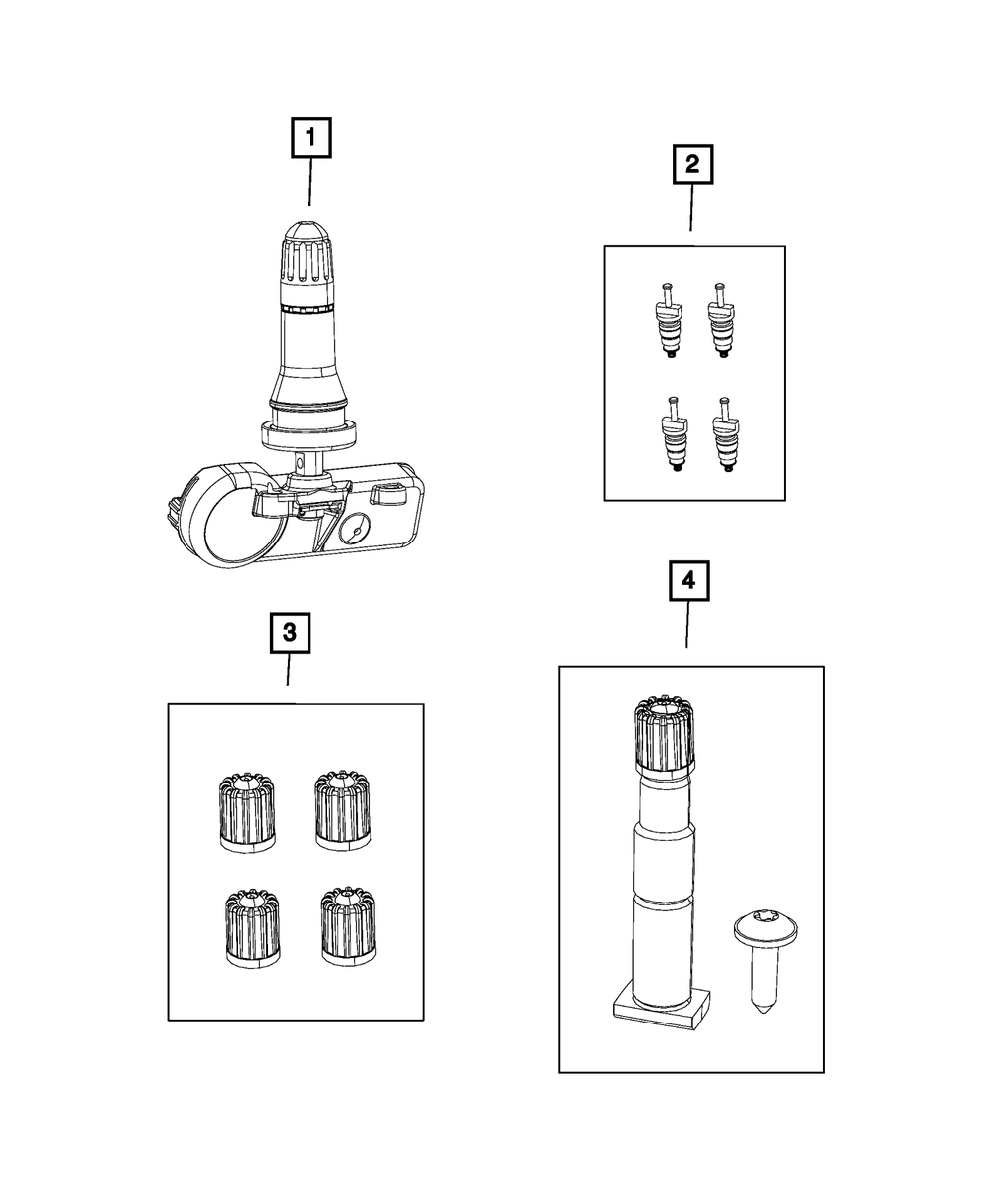 Ram 1500 Tire Pressure Sensor - 68293199AA | MoparOnlineParts | Mopar ...