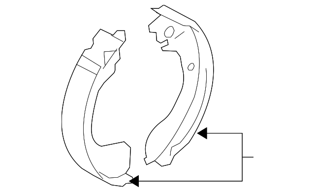 2013-2021 Nissan NV200 Brake Shoes D4060-3LM0A | Temecula Nissan Parts