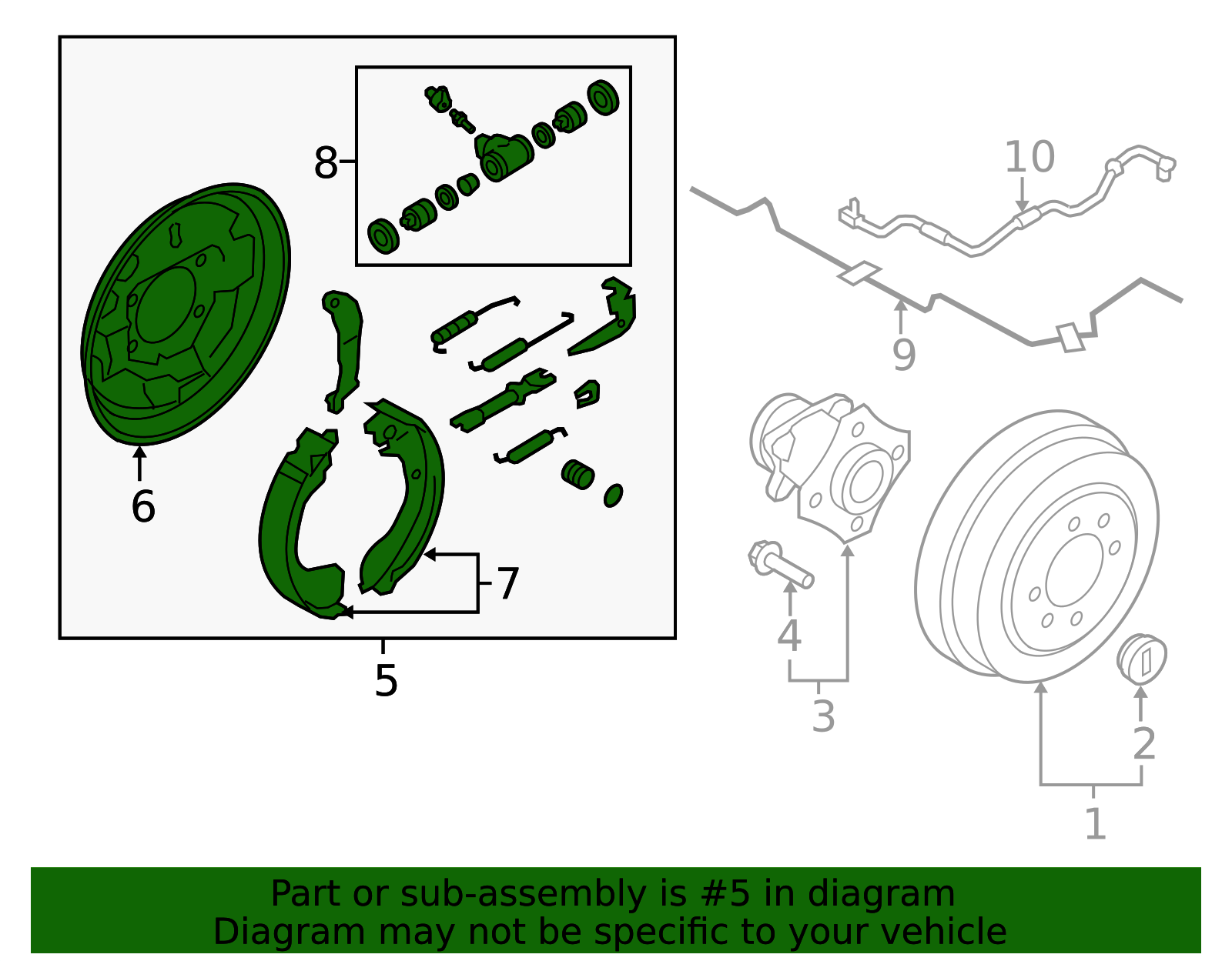 44010-3LM0A - Brake Assembly 2013-2021 Nissan NV200 | Official Nissan ...