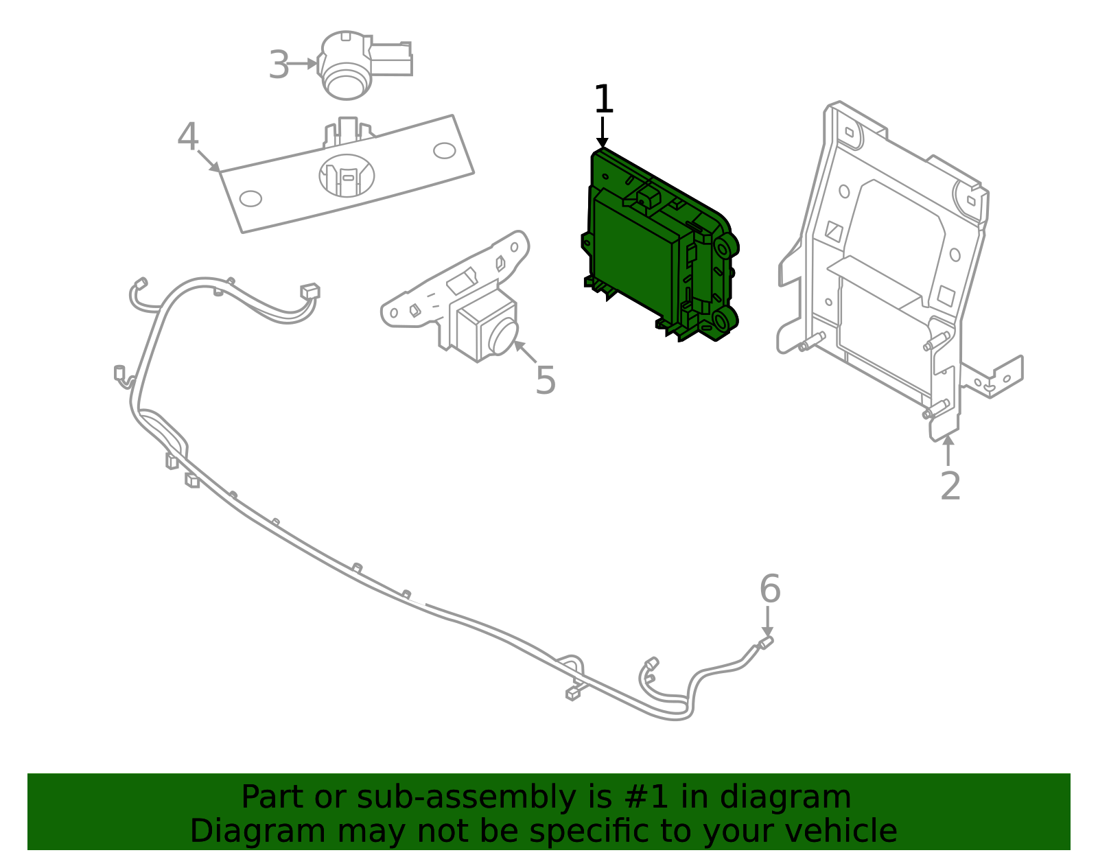 28437-6RA1A - Distance Sensor 2024-2025 Nissan Rogue | Official Nissan ...
