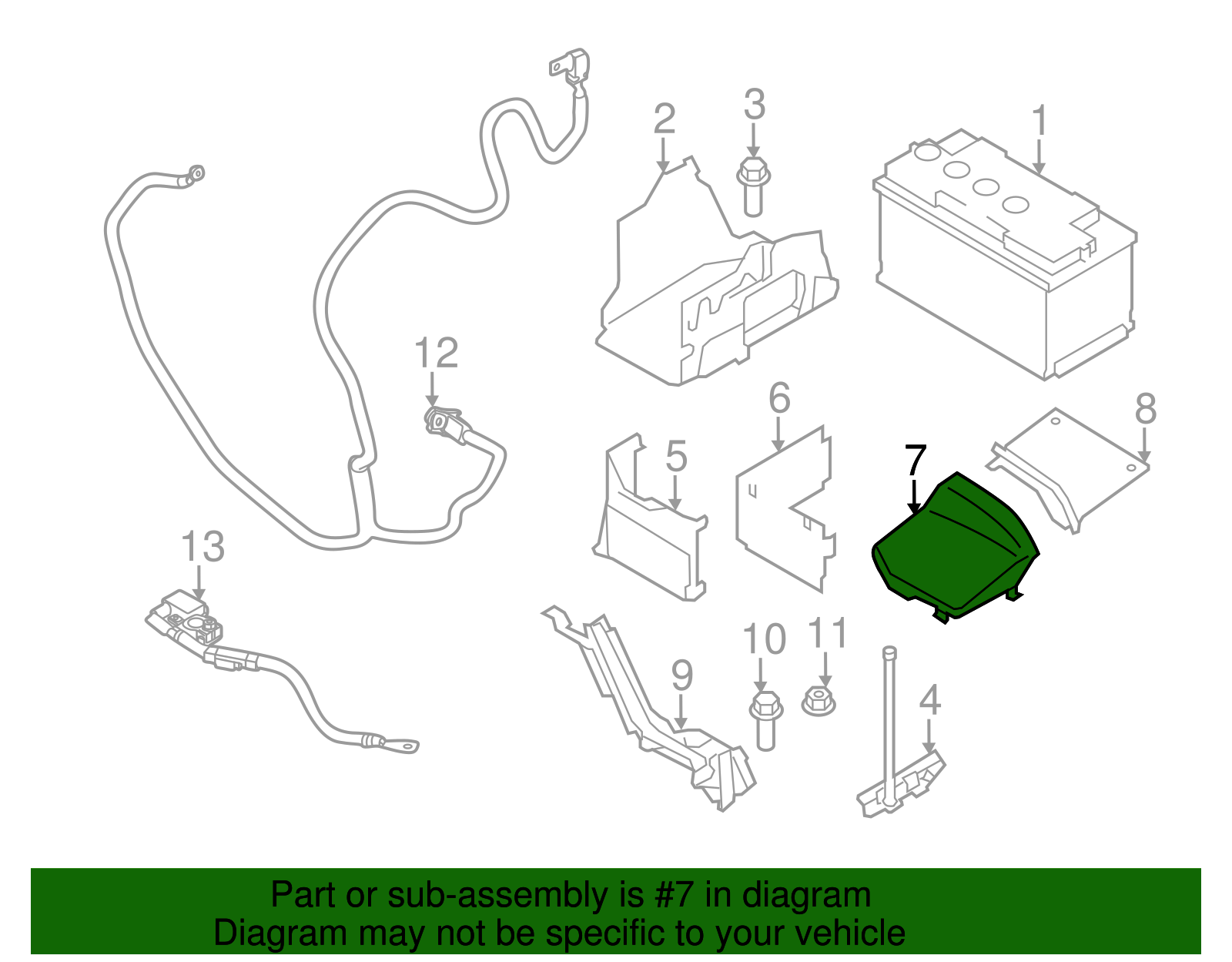 31383949 - Battery Cover - 2015-2018 Volvo | Volvo OEM Parts Direct