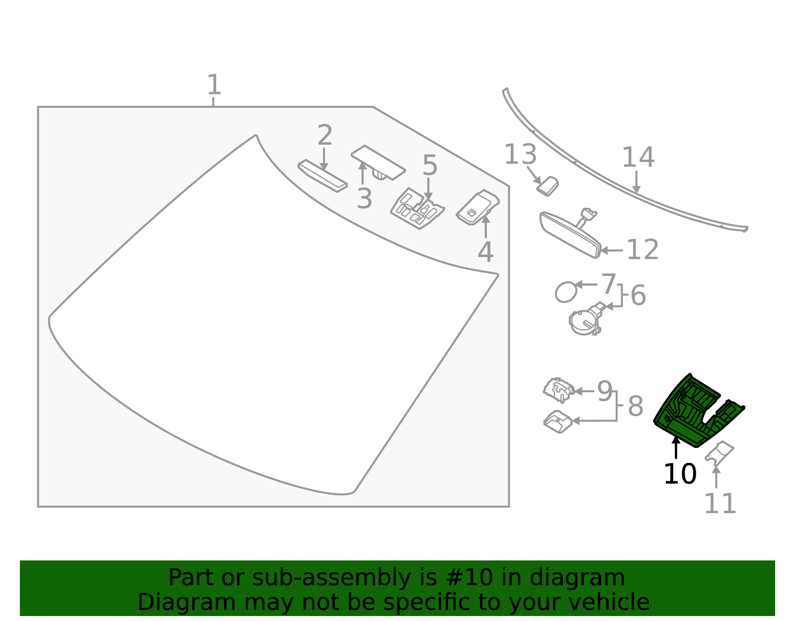 96030-CV000 - Trim Cover 2022-2024 Kia EV6 | Kia.Parts Store