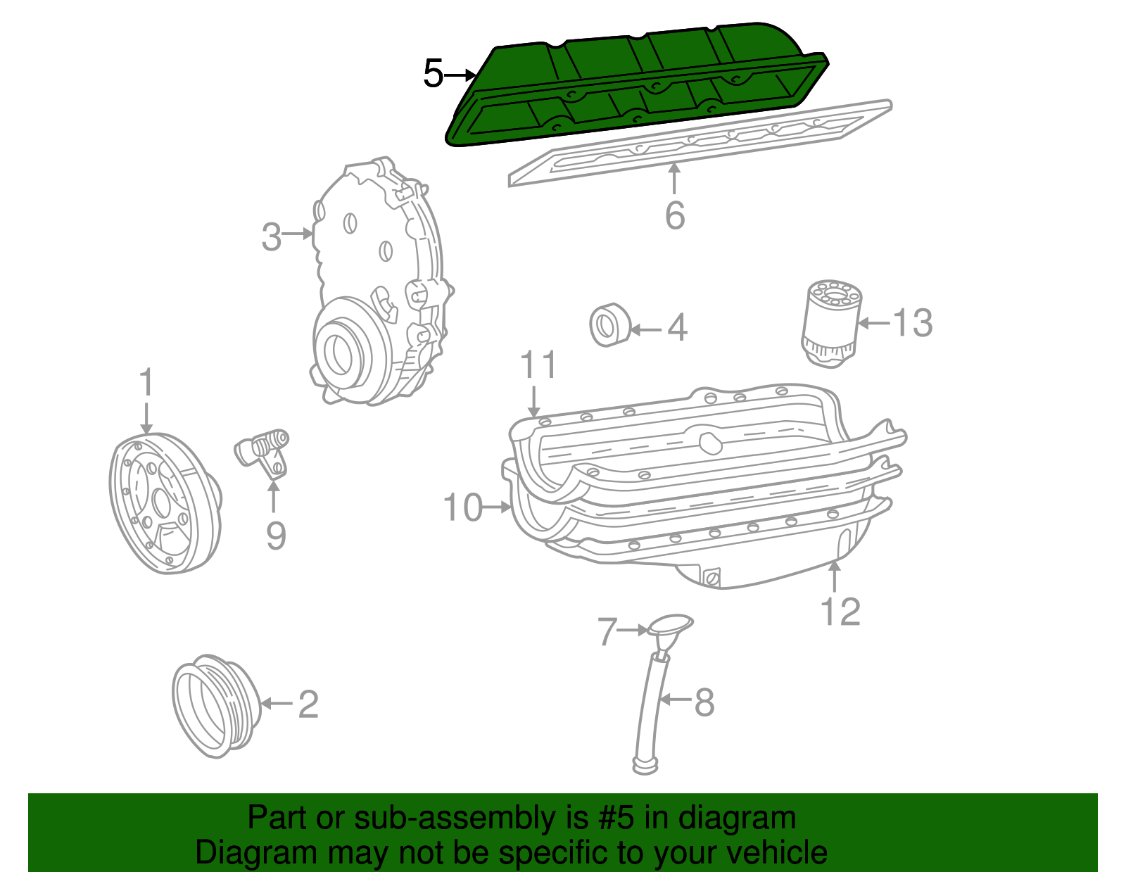 12555271 - 1988-2002 GM - Rocker Arm Cover | Partners Chevy