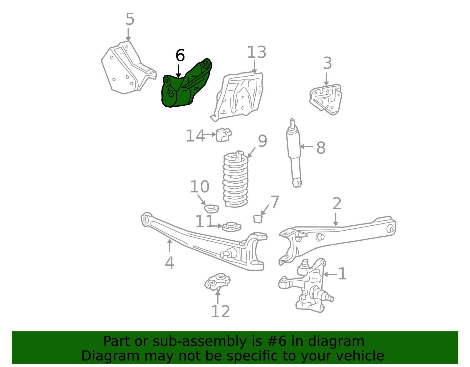 1999-2025 Ford Axle Beam Pivot Bracket F81Z-3B178-AB | Ford OEM Parts ...