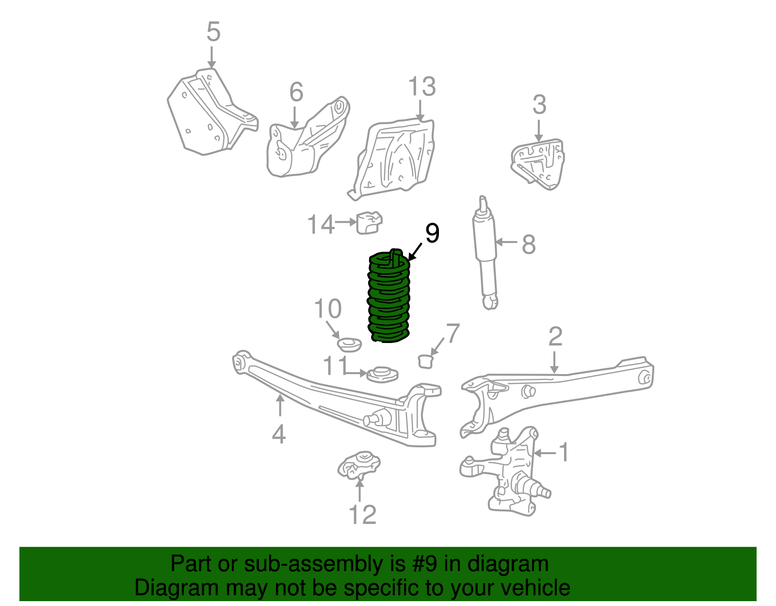 1999-2004 Ford Leaf Spring 2C3Z-5310-HA | Ford OEM Parts Outlet