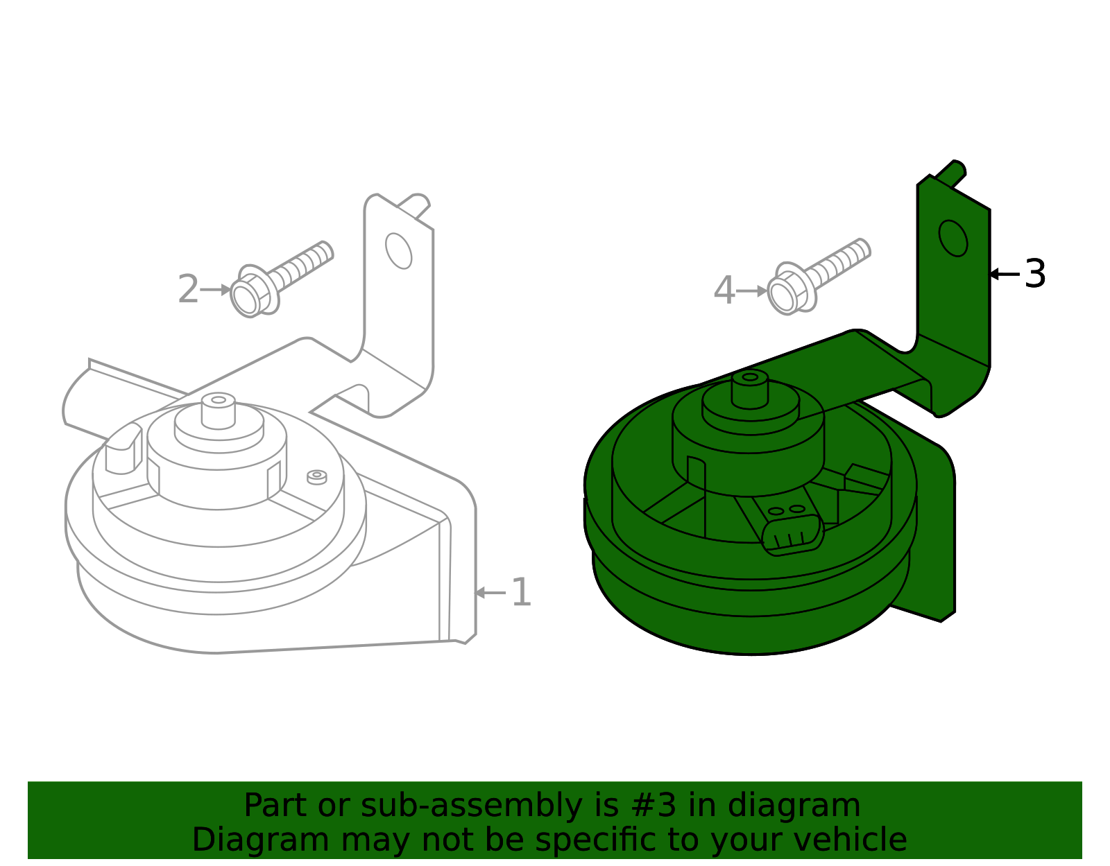 96611-R0500 - Low Note Horn 2025 Kia Carnival | Kia.Parts Store