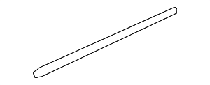 2007-2014 Cadillac Bright Chrome Passenger Side Front Side Door Molding ...