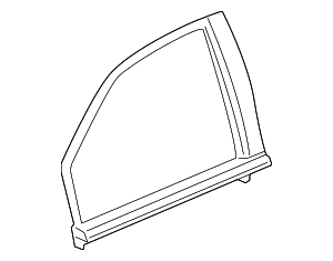 2011-2014 Cadillac Passenger Side Front Door Window Molding 20972288 ...