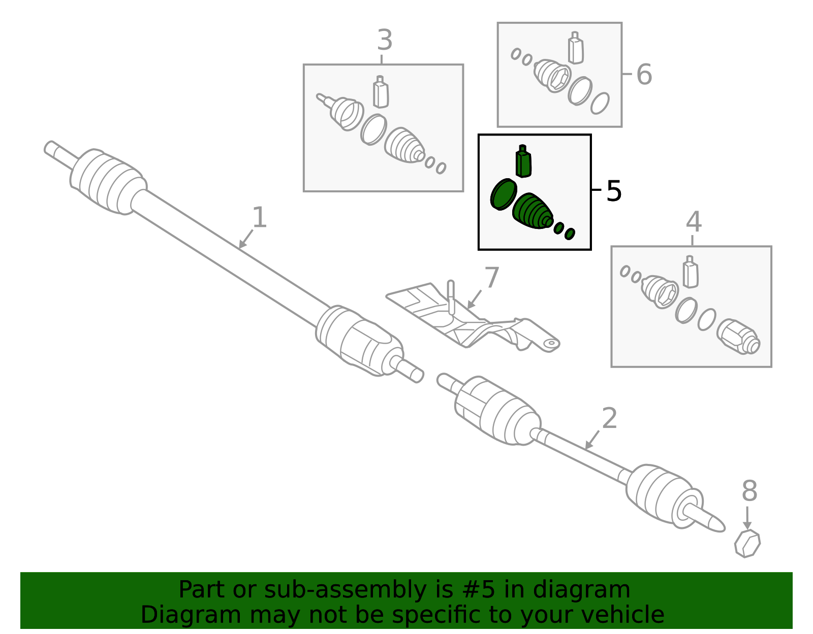 CV Joint Boot Kit - OEM Driveline Seal Protection | AutoNation Parts