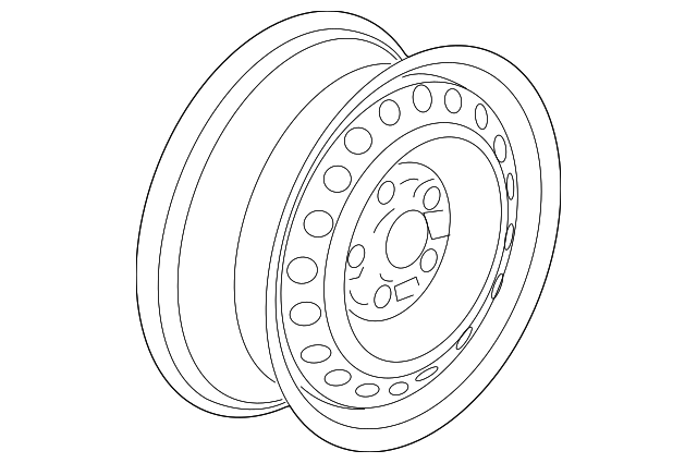 2016-2025 Honda Civic Wheel, Steel 42700-TBA-A12 | Honda Factory Parts