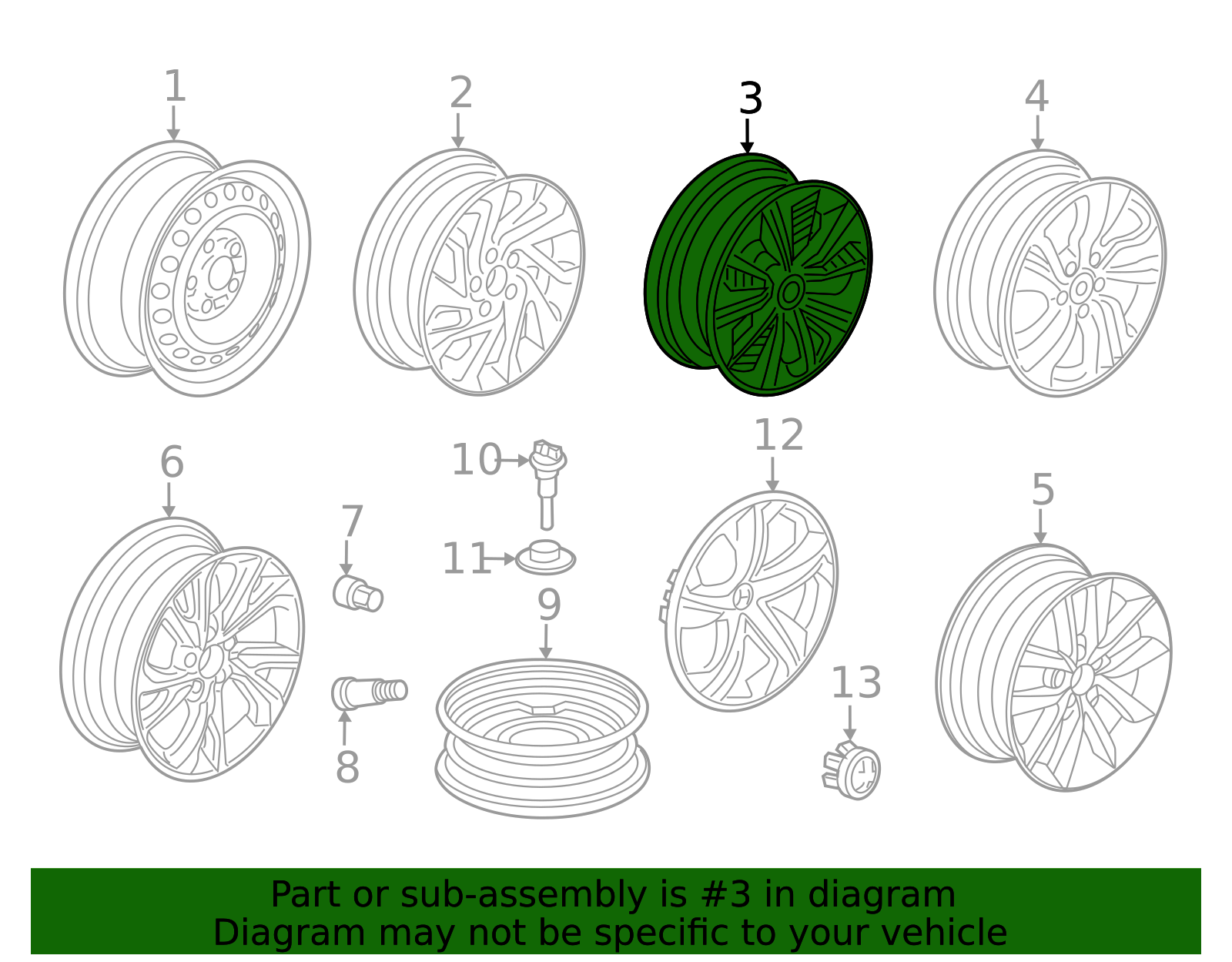 42700-TBA-AB3 - Wheel, Alloy 2019-2021 Honda Civic | Honda Parts Online