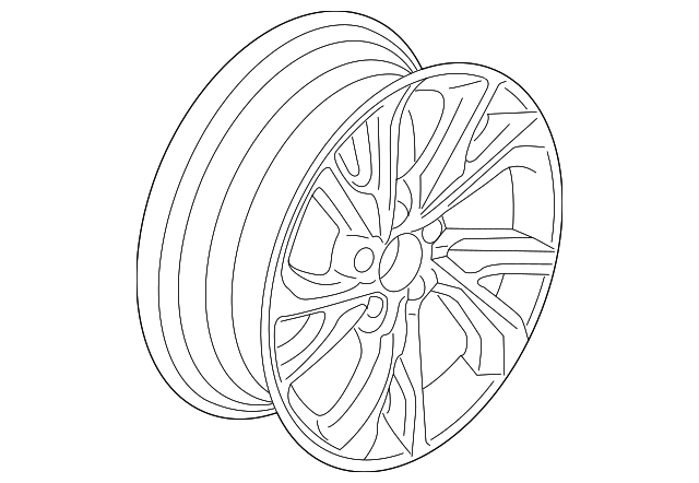 42800-TBA-AD1 - Aluminum Wheel Assembly (18X8J) | All Discount Parts Store