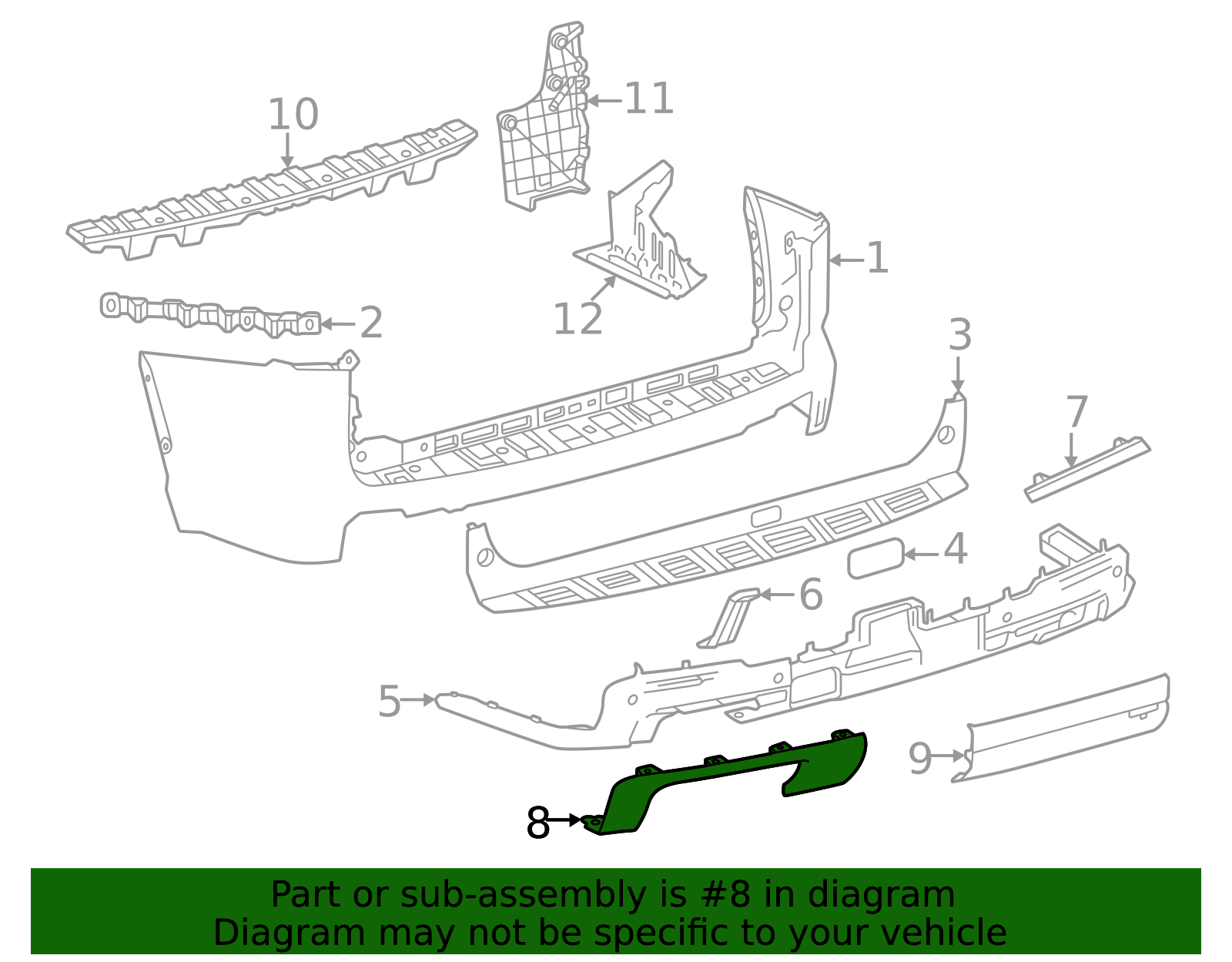 2023-2025 Toyota Sequoia Outer Panel 52565-0C030 | Sparks Parts