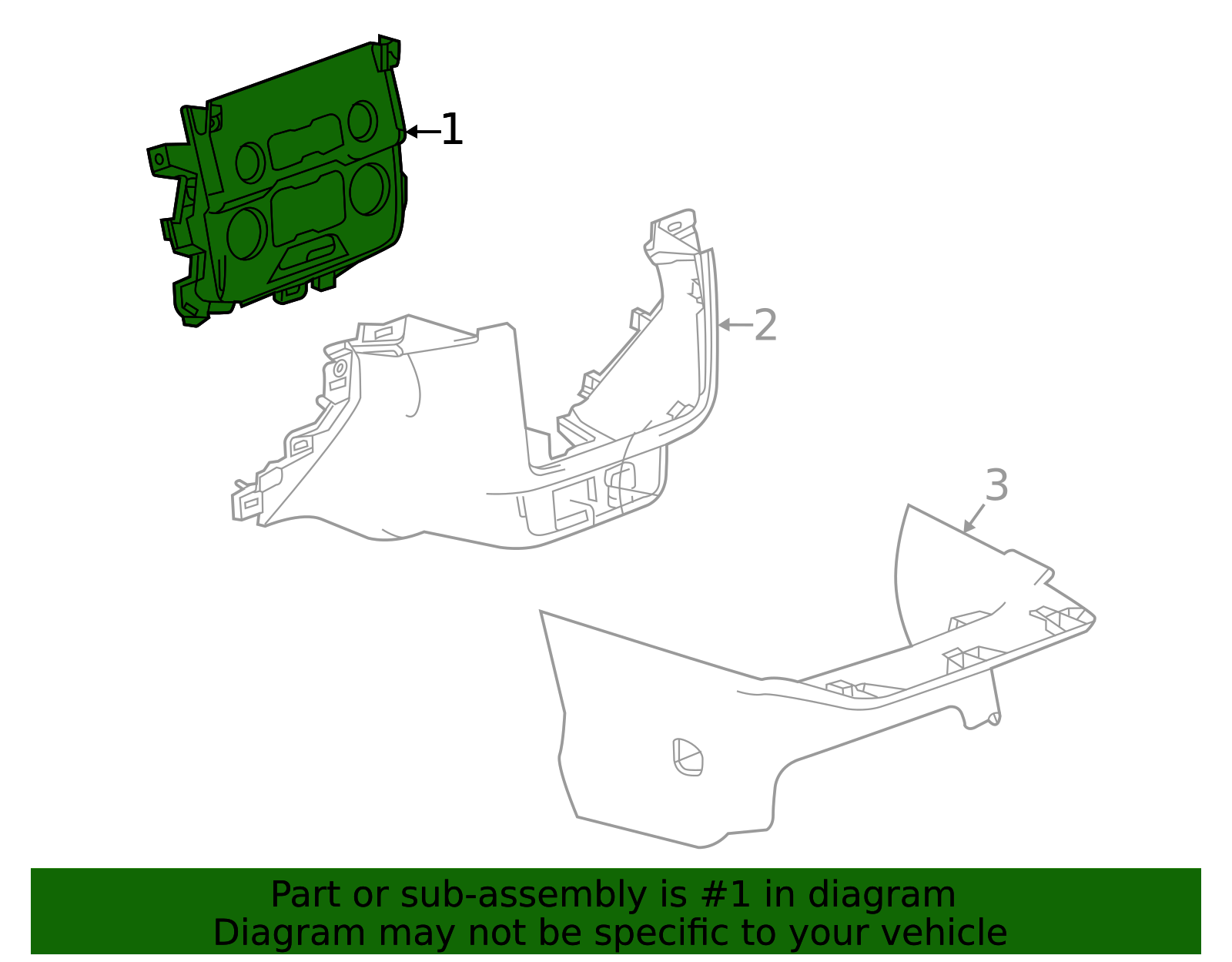 2021-2024 GM Center Bezel 84273179 | Capital Chevy Parts