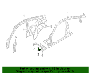 2021-2025 BMW 2021-2024 BMW - Aperture Reinforced Reinforcement 41-00-9 ...