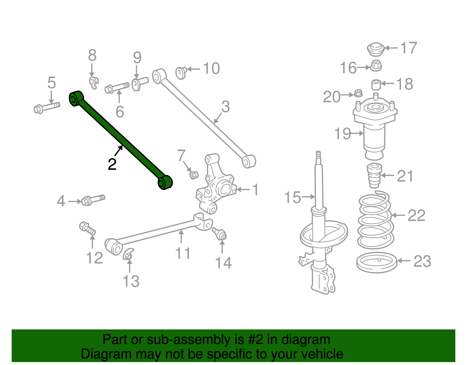 48710-48010 - Ft Lower Control Arm - 1999-2003 Lexus RX300 | My L Parts