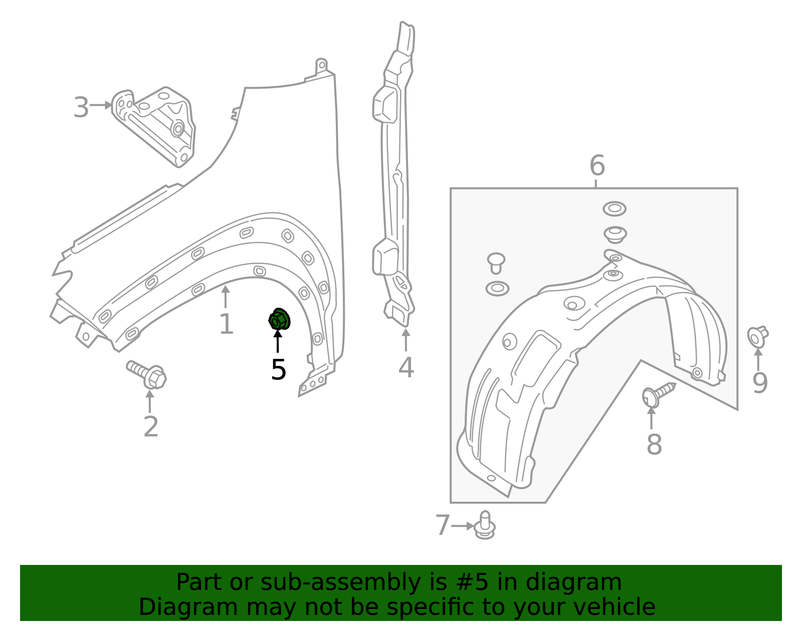Rear Insulator Nut 28116-22000 | OEM Parts Online