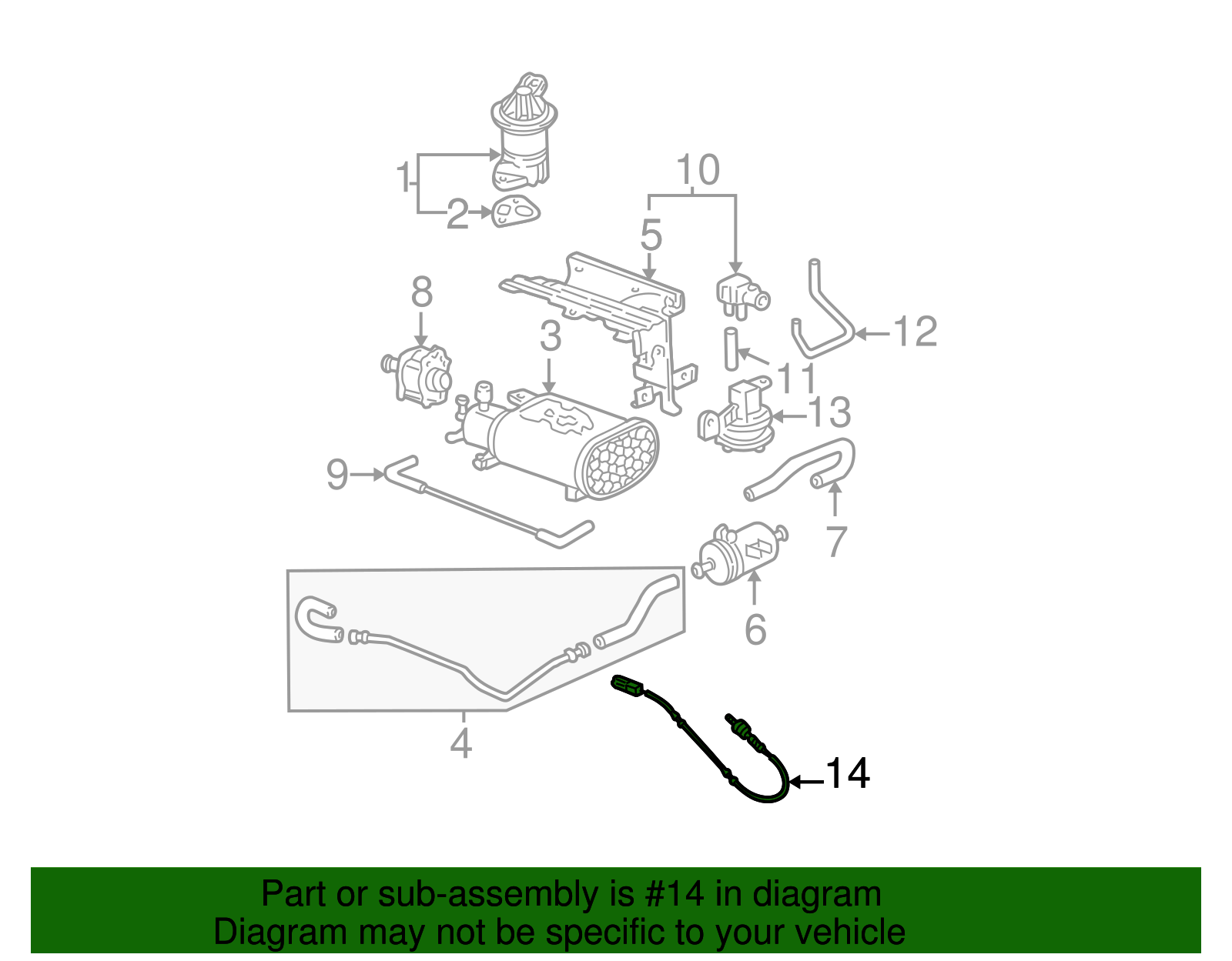 2003-2005 Honda Civic Oxygen Sensor 36531-PZA-A01 | OEM Parts Online