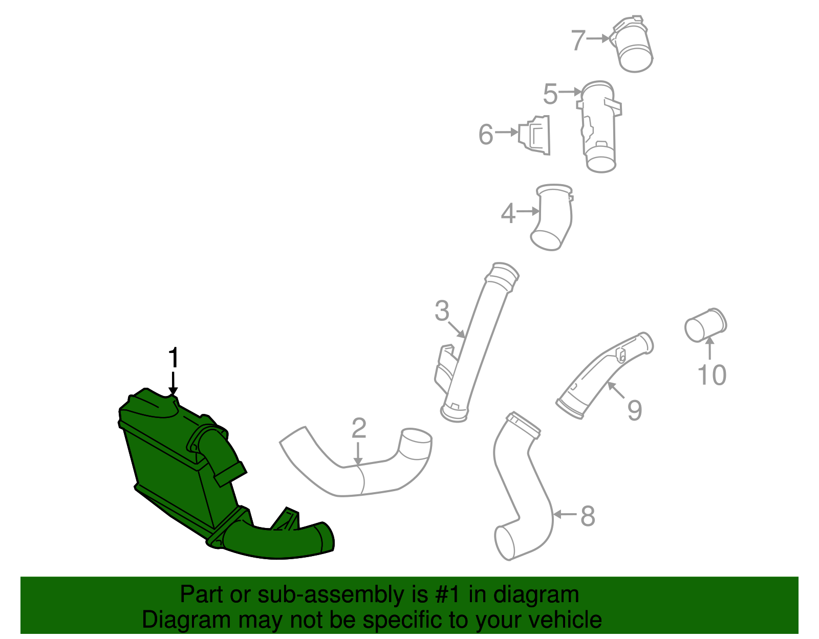 2009-2024 Nissan GT-R Inter-Cooler 14461-KJ11A | Scott Evans Nissan Parts
