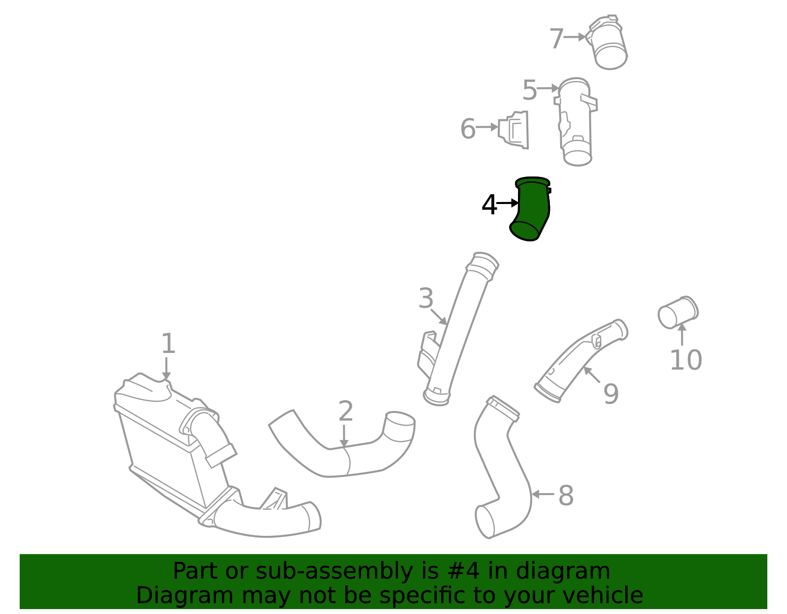 14463-JF00D - High-Quality Turbocharger Intercooler Pipe for 2009-2024 ...