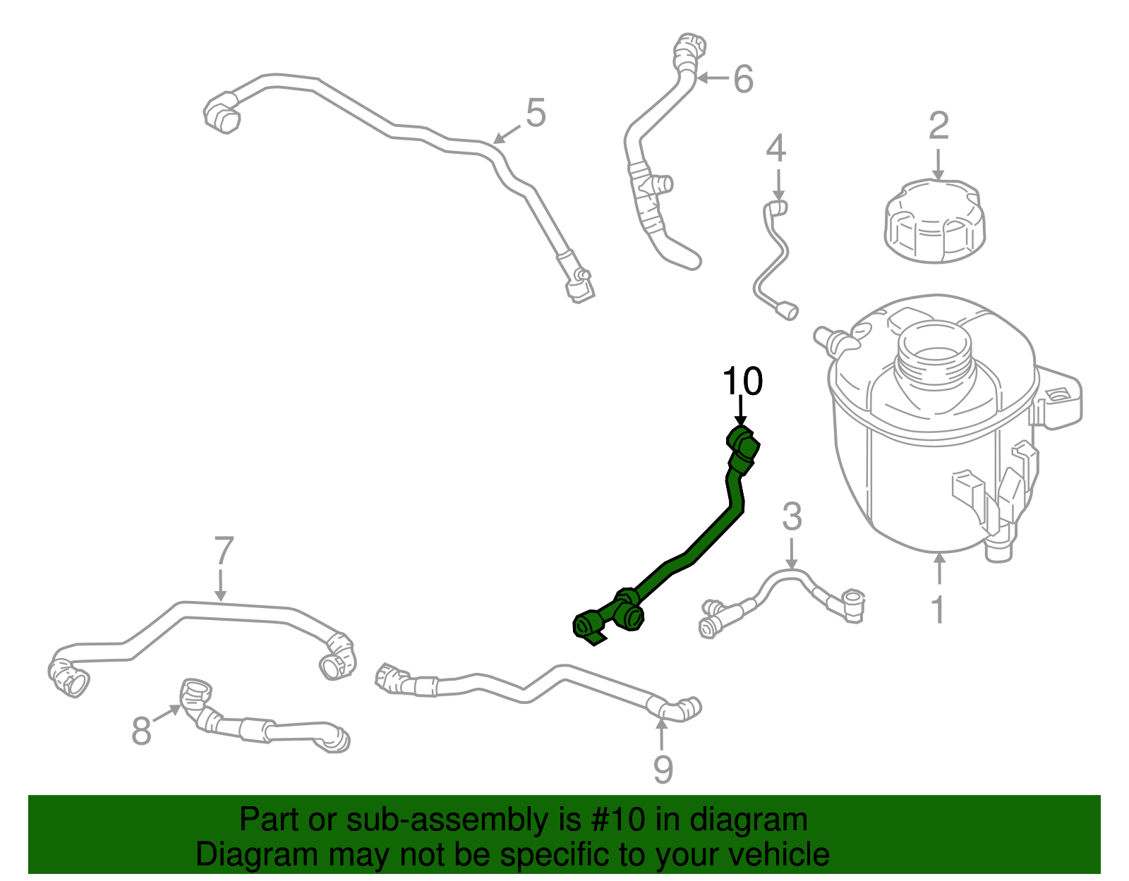 17-12-8-602-616 - Lower Hose - 2017-2023 BMW | BMW Parts Exchange